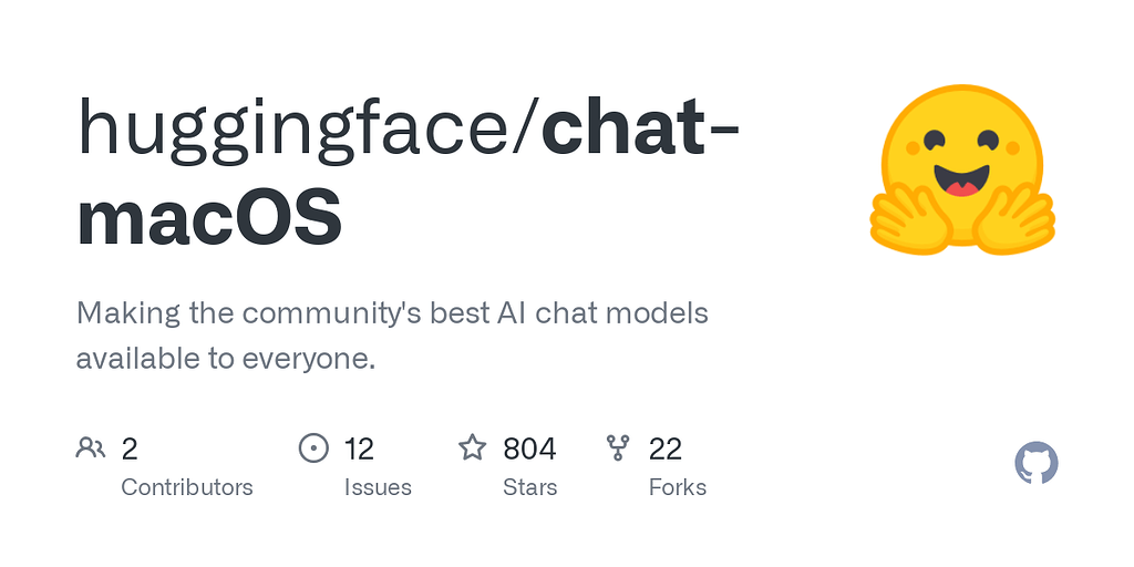 HuggingChat macOS 版现已发布 - Hugging Face - 101.dev 社区
